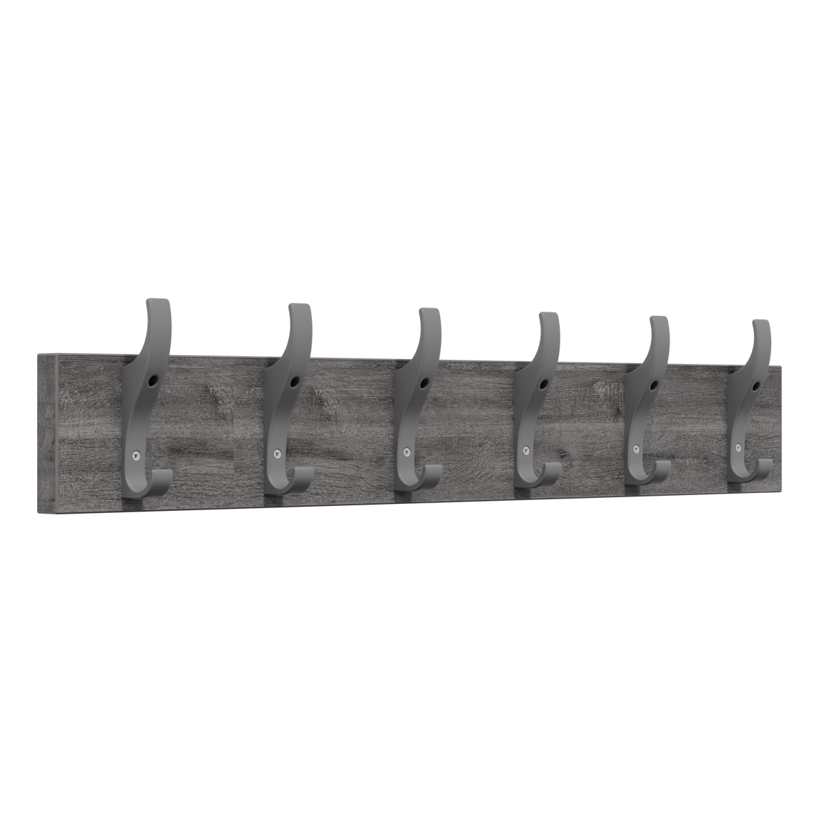 Grey Oak Coat Rails with Unbreakable Hooks – Toughook UK